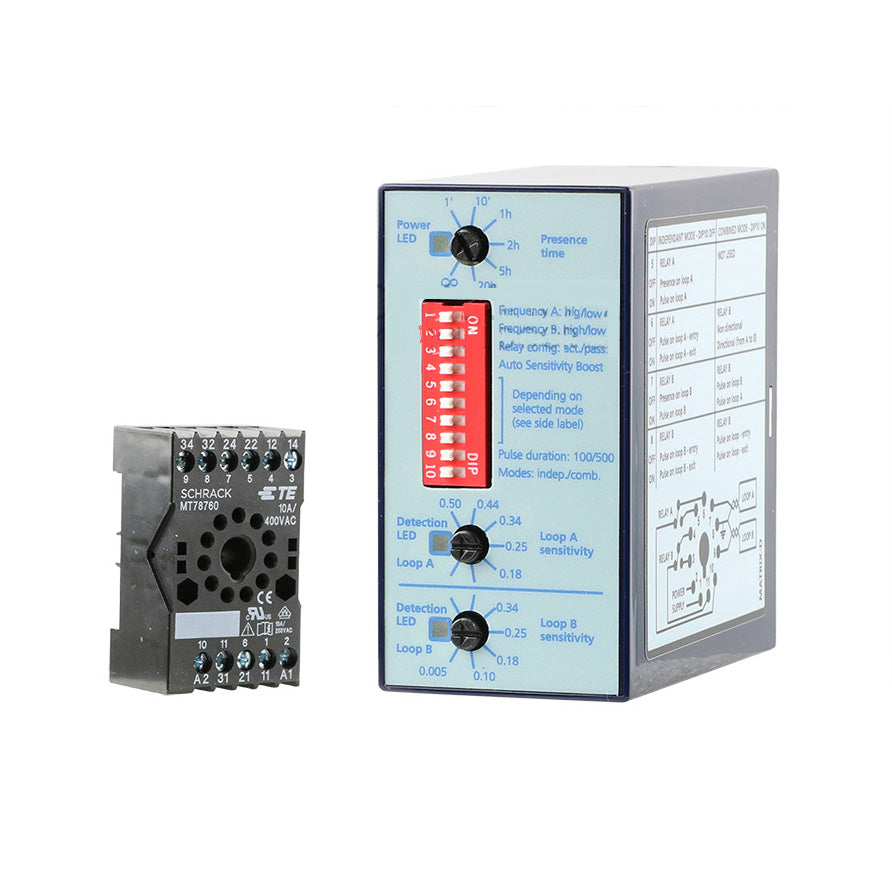 Ψηφιακός ανιχνευτής επαγωγικών βρόχων με σύνδεσμο (διπλός) BEA MATRIX-D12-24 | Next Systems